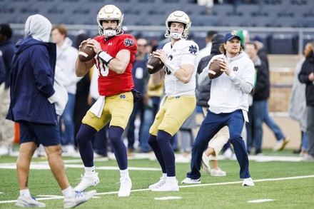 Notre Dame Quarterback Sam Hartman 10 Editorial Stock Photo - Stock ...