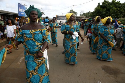 Ivorians Take Part Parade On Last Editorial Stock Photo - Stock Image ...