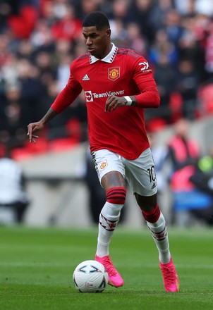 Marcus Rashford Manchester United During Fa Editorial Stock Photo ...