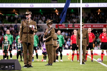 Adf Personnel Seen Participating Anzac Ceremony Editorial Stock Photo ...
