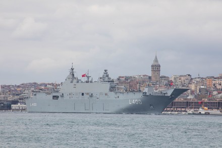 Tcg Anadolu Largest Turkish Warship Naval Editorial Stock Photo - Stock ...