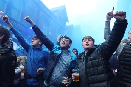 Everton Fans Welcome Team Coach Editorial Stock Photo - Stock Image ...