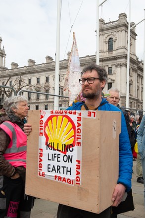 Extinction Rebellion Picket March London On Editorial Stock Photo ...