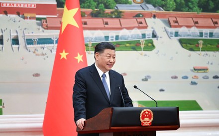 Chinese President Xi Jinping Delivers Speech Editorial Stock Photo ...