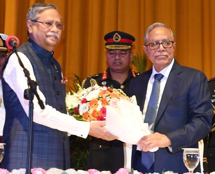 Bangladeshi President Mohammed Shahabuddin Chuppu L Editorial Stock ...