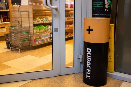 Dropoff Container Used Duracell Batteries Seen Editorial Stock Photo ...