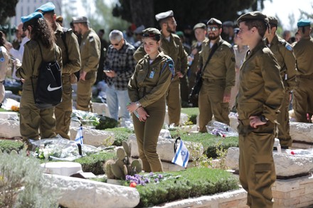 Family Members Comrades Fallen Israeli Soldiers Editorial Stock Photo ...