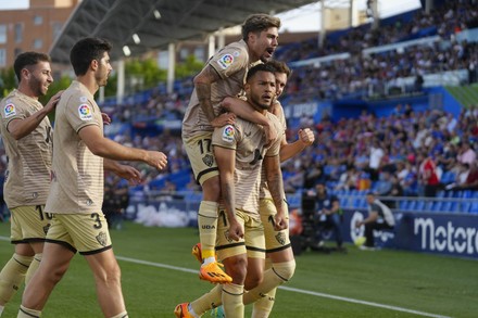 Ud Almerias Luis Suarez 2r Celebrates Editorial Stock Photo - Stock ...