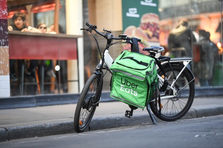 Deliver Uber Eats Ubereats On His Editorial Stock Photo - Stock Image ...