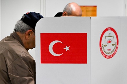 Voter Holds Ballot Turkish General Elections Editorial Stock Photo ...