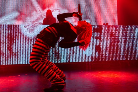 Slayyyter Performing 170 Russell Melbourne Editorial Stock Photo ...