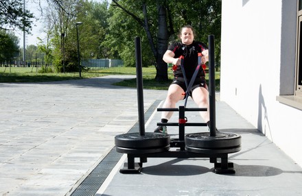 Abbey Constable During Strength Conditioning Session Editorial Stock ...