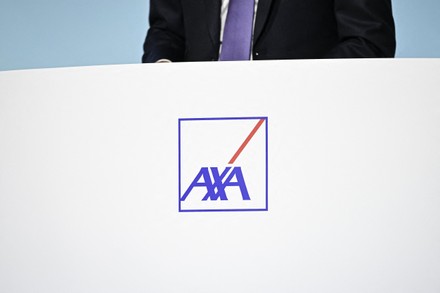 General Illustration View Axa Logo During Editorial Stock Photo - Stock ...