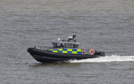 Essex Marine Police Boat Invicta Patrolling Editorial Stock Photo ...
