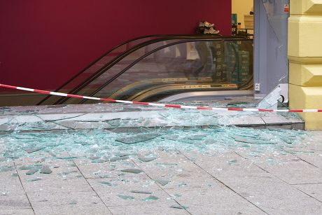 Windows Were Blown Out Several Blocks Editorial Stock Photo - Stock ...