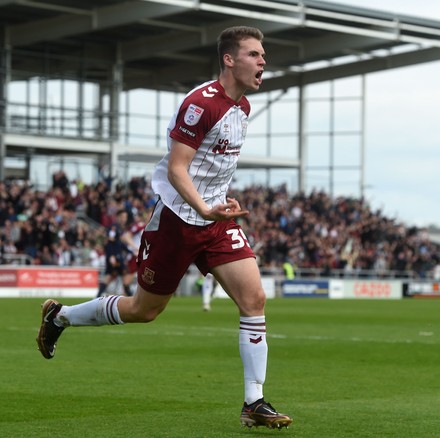 Max Dyche Northampton Town Celebrates Scoring Editorial Stock Photo ...