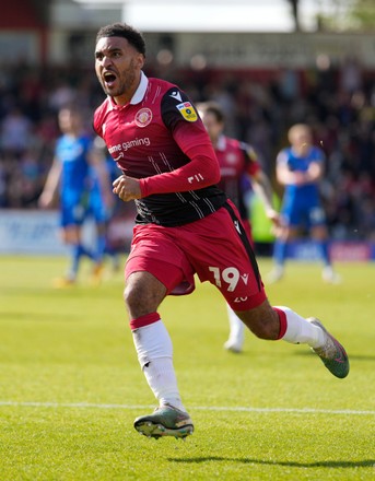 Jamie Reid Stevenage Celebrates Opening Goal Editorial Stock Photo ...