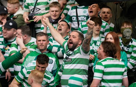 Celtic Fans Pyrotechnic Display Before Kick Editorial Stock Photo ...