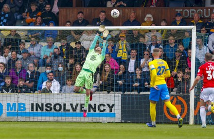 Mark Halstead Goalkeeper Torquay United Makes Editorial Stock Photo ...