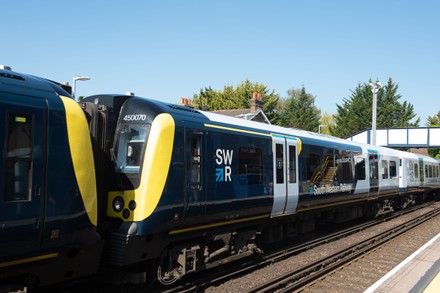 South Western Railway Train Datchet Station Editorial Stock Photo ...