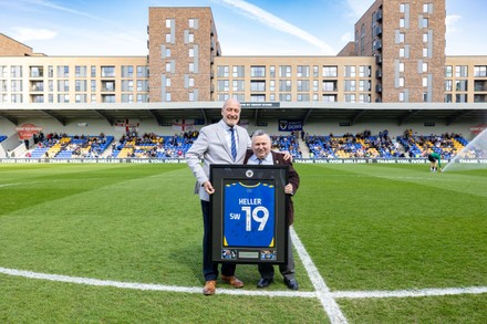 Afc Wimbledon President Dickie Guy Honours Editorial Stock Photo ...