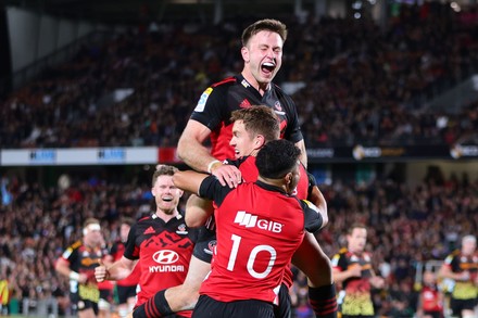 Chiefs Team Huddle During Super Rugby Editorial Stock Photo - Stock ...
