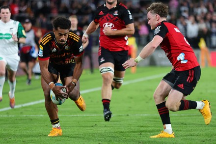 Emoni Narawa Chiefs During Super Rugby Editorial Stock Photo - Stock ...