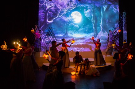 Artists Perform Stage Show Celebrate International Editorial Stock ...