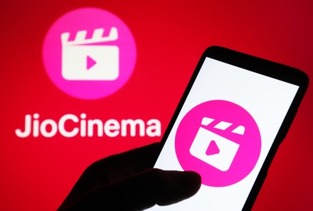 This Photo Illustration Jiocinema Logo Seen Editorial Stock Photo ...