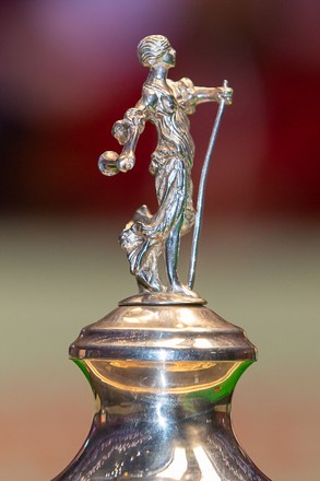 Silver Lady Sits Proudly On Top Editorial Stock Photo - Stock Image ...