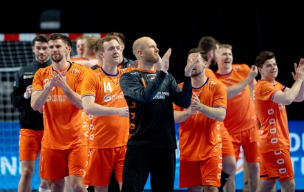 Almere Dutch Mens Handball Team Celebrate Editorial Stock Photo - Stock ...