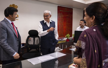 Newly Elected Chief Secretary Maharashtra Manoj Editorial Stock Photo ...