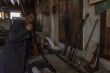 Labourer Check Completed Shotgun Inside Gun Editorial Stock Photo ...