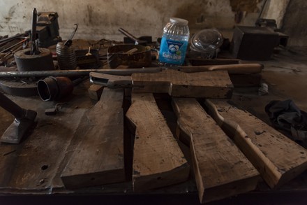 Labourer Check Completed Shotgun Inside Gun Editorial Stock Photo ...
