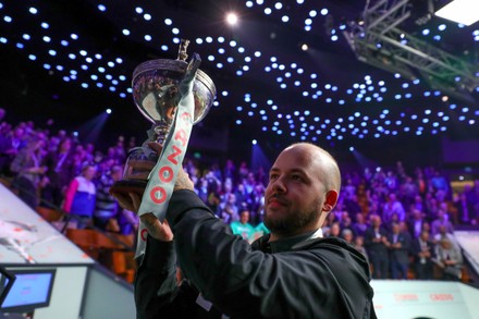 Luca Brecel Belgium Celebrates Trophy After Editorial Stock Photo ...
