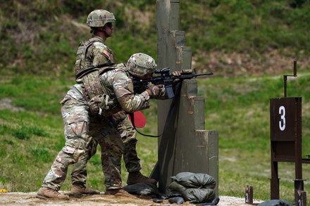 Us Soldiers Participate Shooting Competition Part Editorial Stock Photo ...