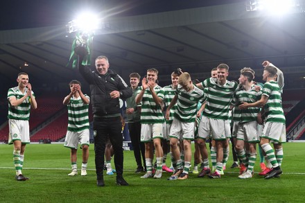 Celtic Captain Kyle Ure Lifts Trophy Editorial Stock Photo - Stock ...
