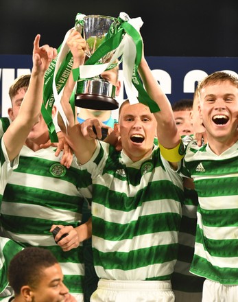Celtic Captain Kyle Ure Lifts Trophy Editorial Stock Photo - Stock ...