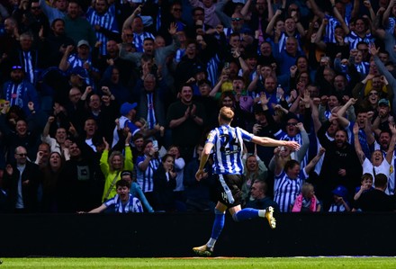 Michael Smith Sheffield Wednesday Celebrates Scores Editorial Stock ...