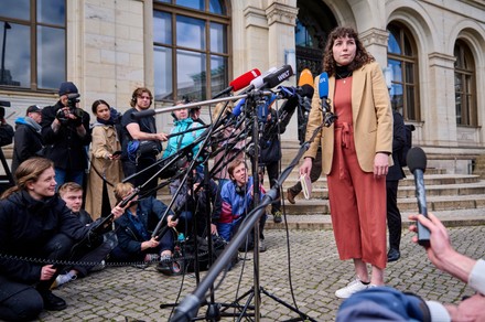 Climate Activist Lea Bonasera Last Generation Editorial Stock Photo ...