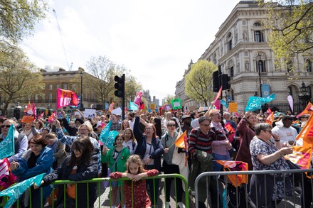 9,000 March with flags Stock Pictures, Editorial Images and Stock ...