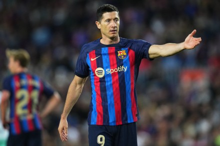 Robert Lewandowski Fc Barcelona Editorial Stock Photo - Stock Image ...
