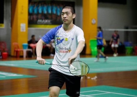 Myanmar Badminton Player Hein Htut Action Editorial Stock Photo - Stock Image | Shutterstock