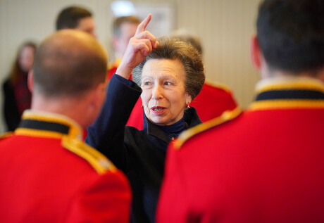 Princess Anne Colonel Blues Royals Royal Editorial Stock Photo - Stock ...