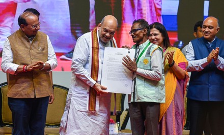 Ndmc Employees Greets Union Home Minister Editorial Stock Photo - Stock ...