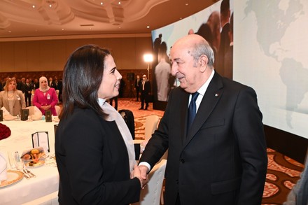 Algerian President Abdelmadjid Tebboune Attends Ceremony Editorial ...