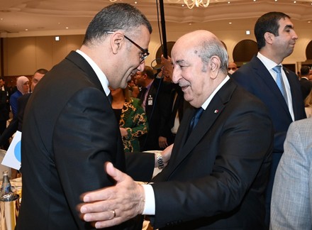 Algerian President Abdelmadjid Tebboune Attends Ceremony Editorial ...