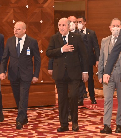 Algerian President Abdelmadjid Tebboune Attends Ceremony Editorial ...