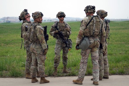 Us Soldiers Participate Multiple Integrated Laser Editorial Stock Photo ...