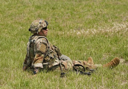 Us Soldier Participates Multiple Integrated Laser Editorial Stock Photo ...
